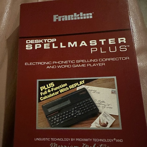 Franklin | Other | Franklin Desktop Spellmaster Plus Black | Poshmark